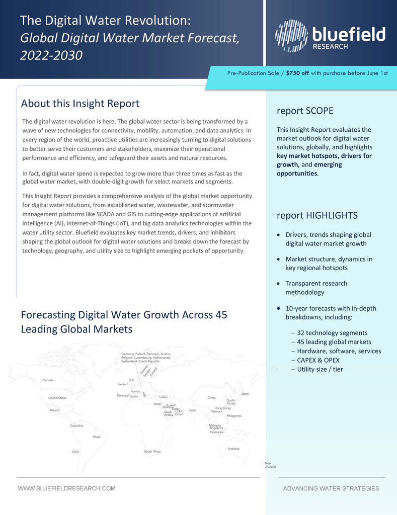 The Digital Water Revolution: Global Digital Water Market Forecast, 20 ...